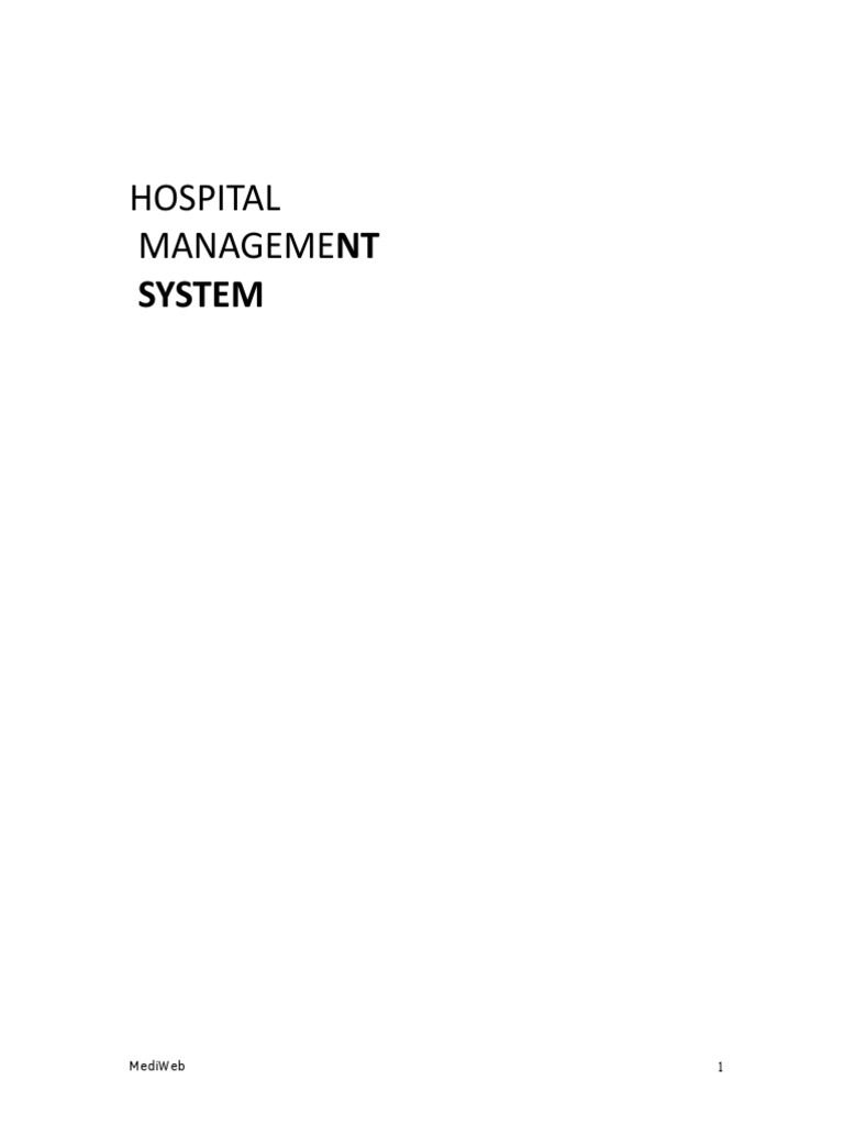 Hospital Management System | PDF | Quality Assurance | Patient
