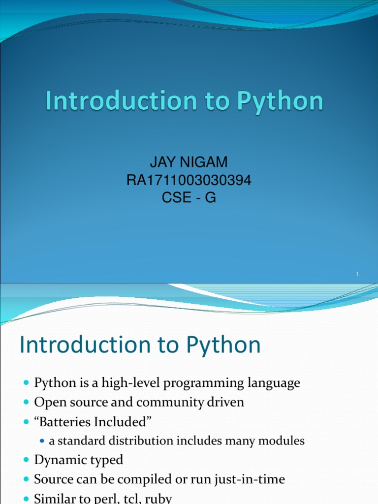 PYTHON | Download Free PDF | Reserved Word | Programming Language