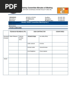 HSE Daily Report Form | PDF | Safety | Prevention