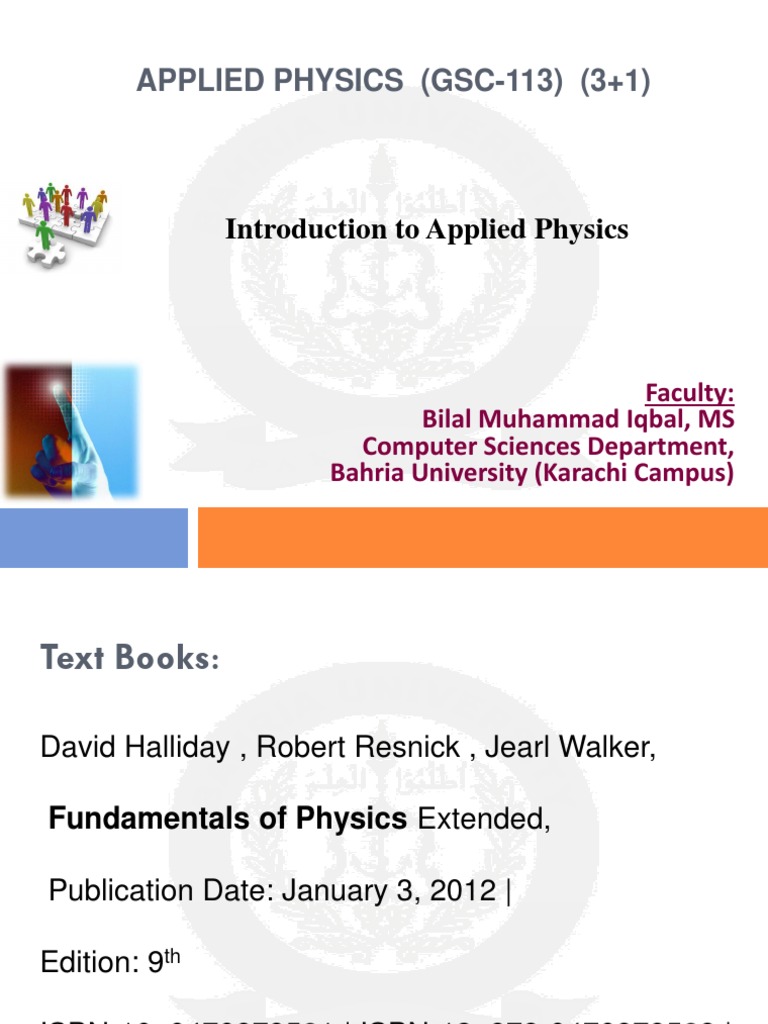 L01 - Introduction To Applied Physics | PDF | Physics | Engineering