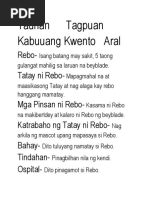 Filipino 9 Quarter 1 Notes | PDF