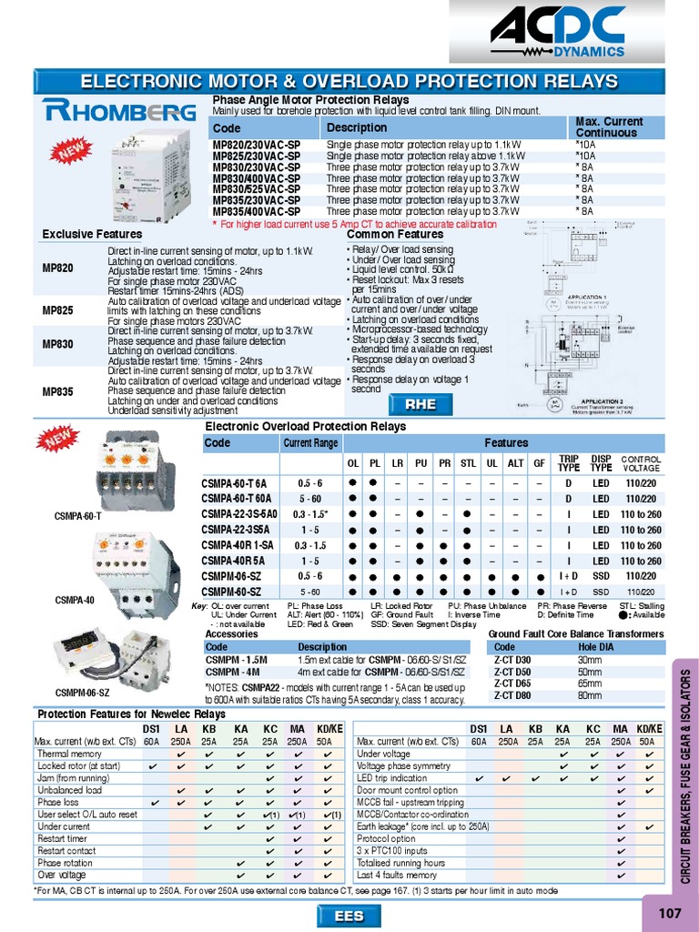 Protection and Monitoring of Single-Phase and Three-Phase Motors ...
