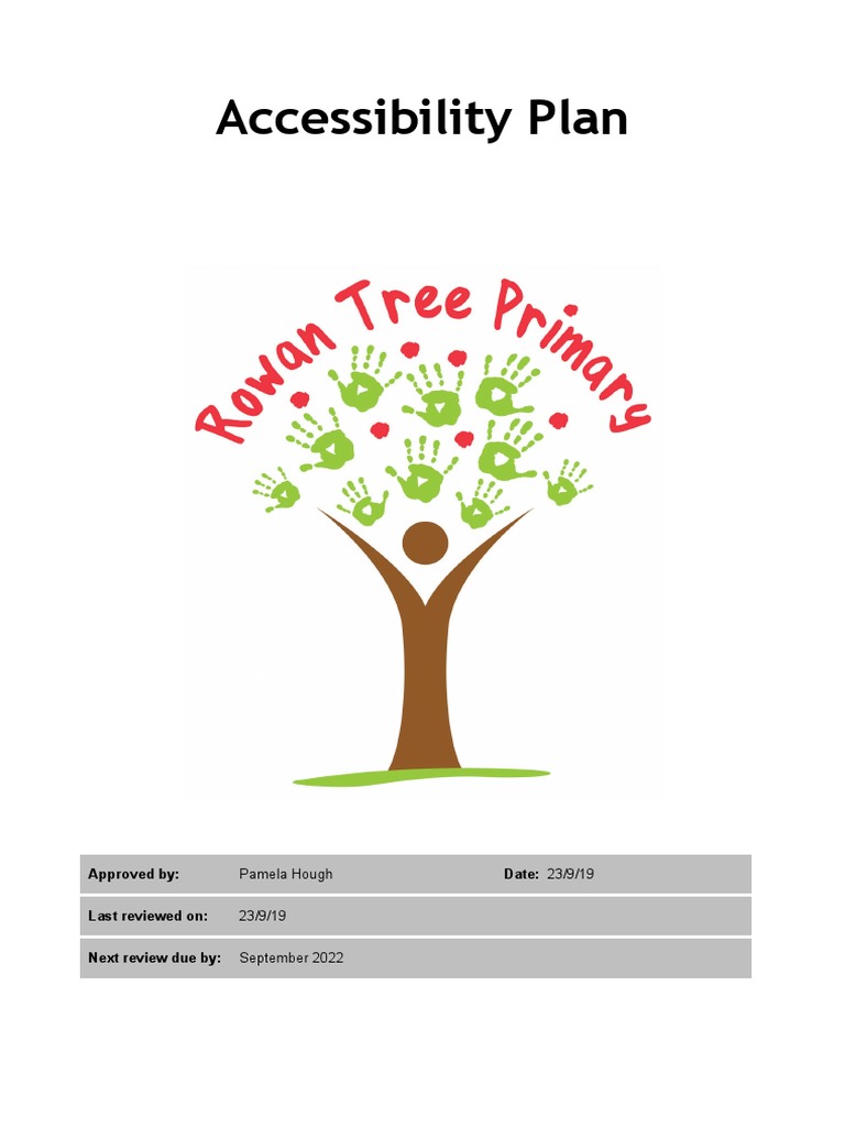 Accessibility Plan Sep 19 | PDF | Accessibility | Disability