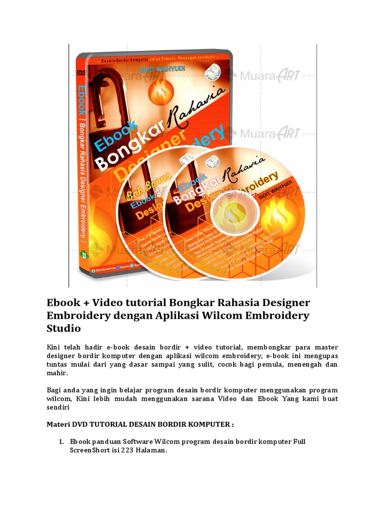 Buku Wilcom Embroidery Studio PDF | PDF