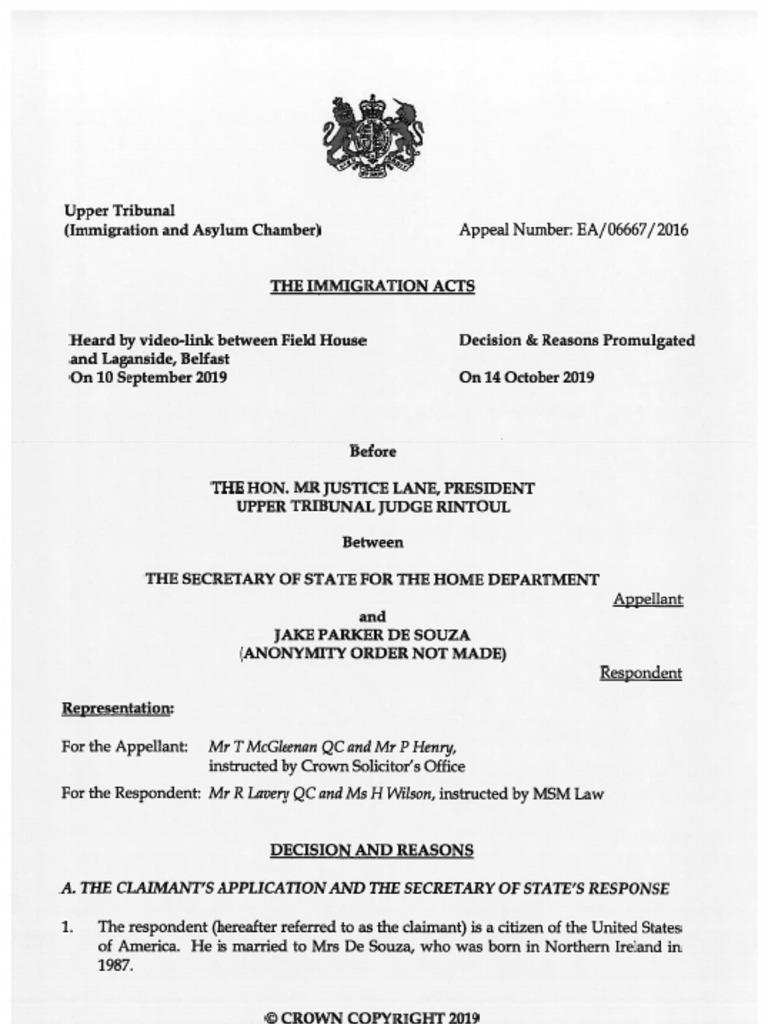 Jake Parka de Souza (Emma de Souza) Case V Home Office | PDF