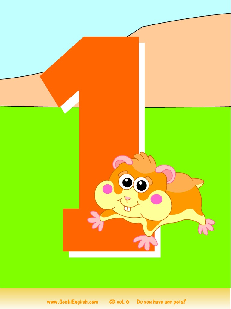 Genki - Do You Have Any Pets - Numbers Flashcards | PDF