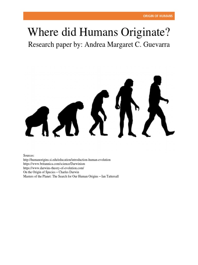 Where Did Humans Originate | PDF | Human | Natural Selection