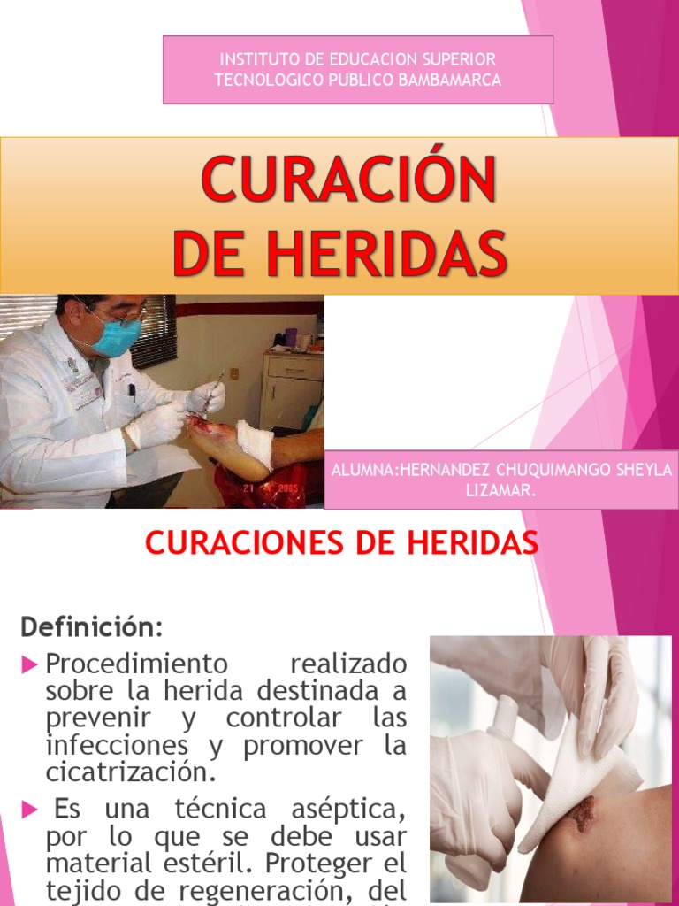 Curacion de Heridas Sheyla | PDF | Herida | Piel