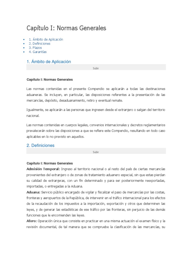 Compendio de Normativa Aduanera | PDF | aduana | Precios