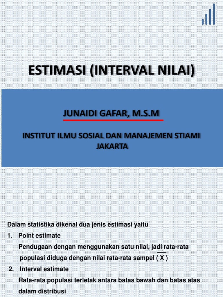 Interval Estimate | PDF