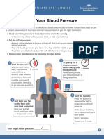 Home Blood Pressure Diary | PDF | Blood Pressure | Hypertension