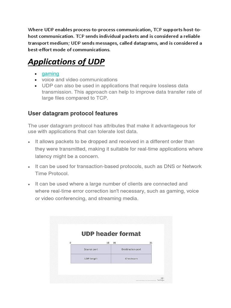 Where UDP Enables Process | PDF | Business