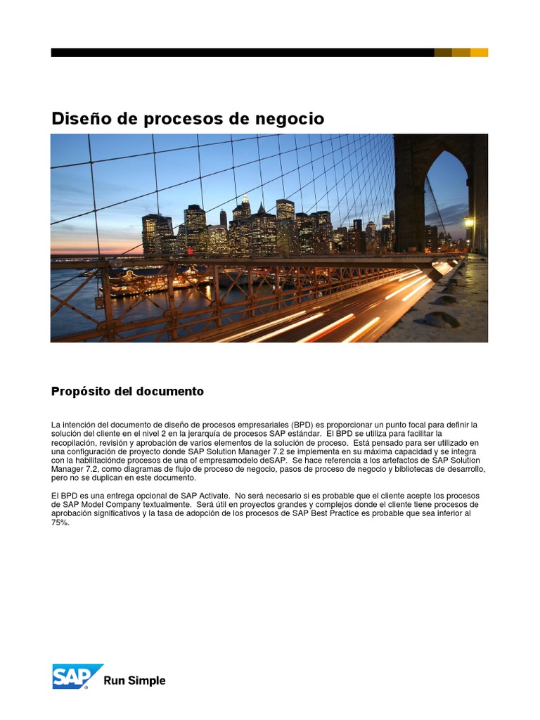 BPD - Template | PDF | Sap Se | Software