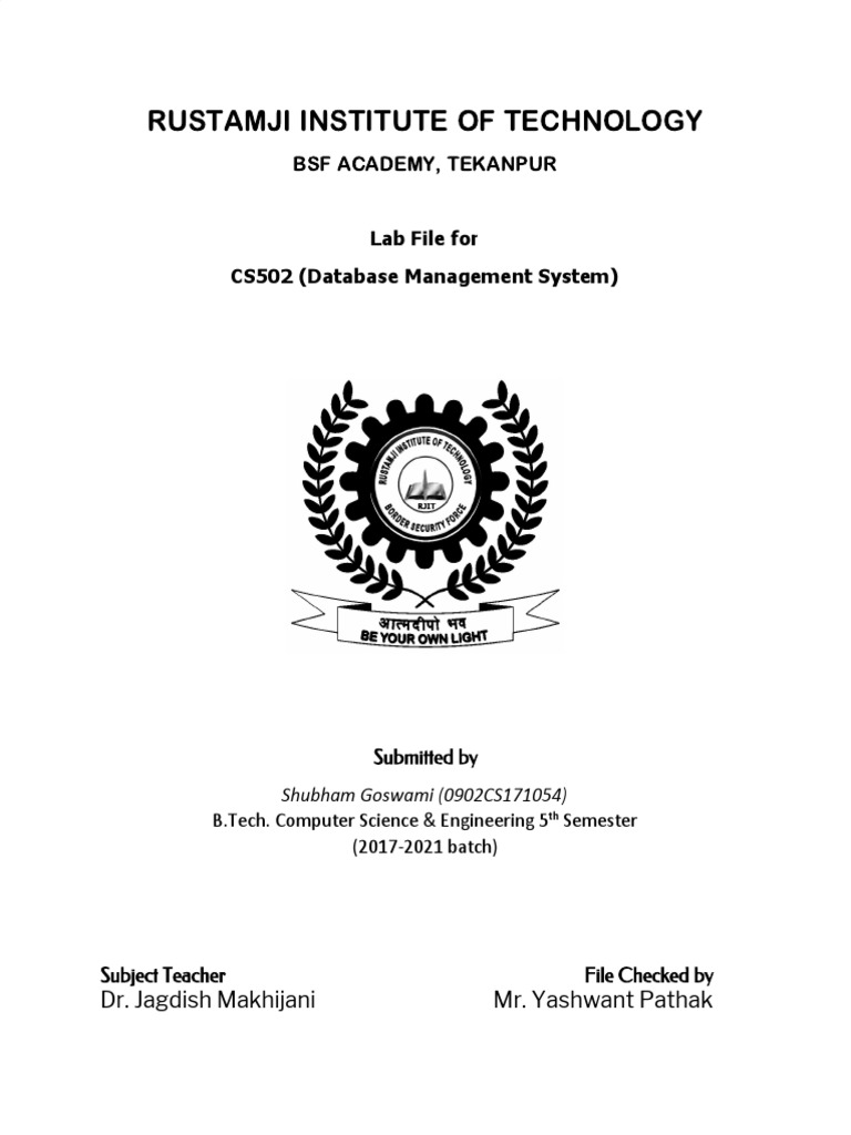 Database Management System | PDF | Pl/Sql | Computer Data