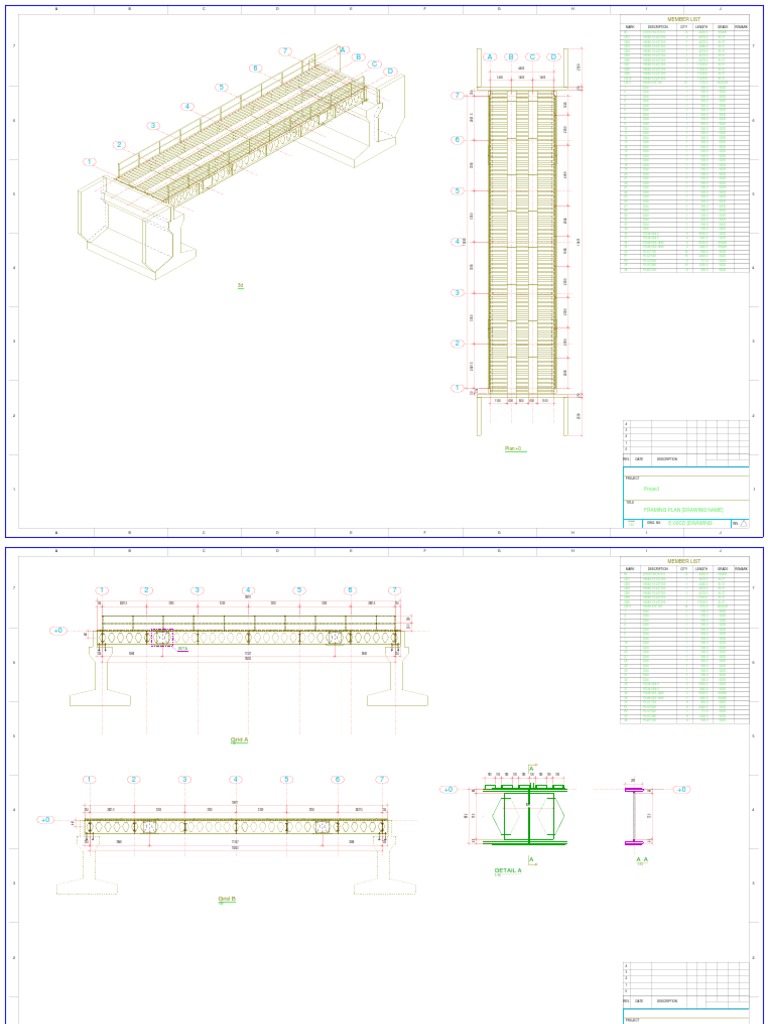 Detailed Framing Plan and Member List | PDF