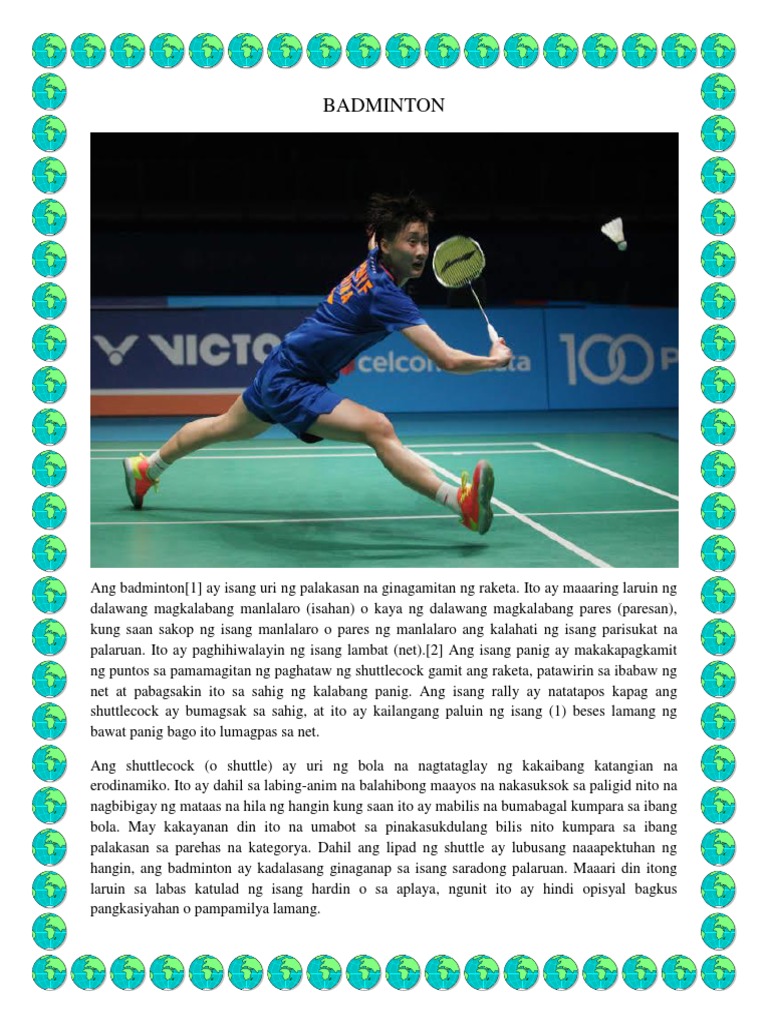 Badminton | PDF