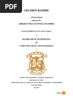 Ai Chatbot Using Python Report | PDF