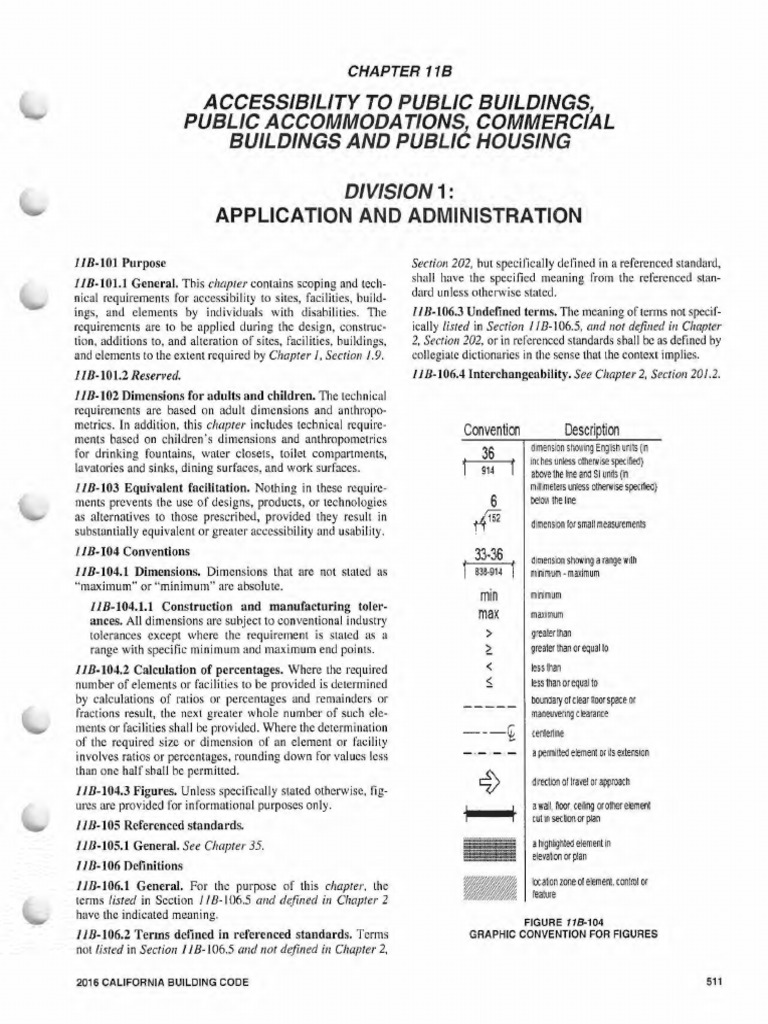 CBC 11B 2016 | PDF | Accessibility | Elevator