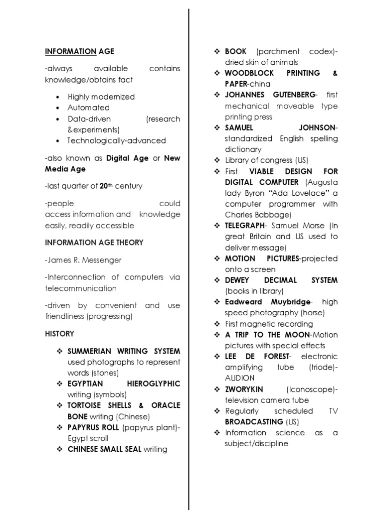 Sts Reviewer | PDF | Books | Personal Computers