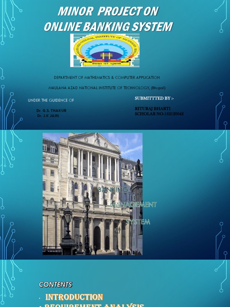 Banking Presentation | PDF | Relational Model | Relational Database