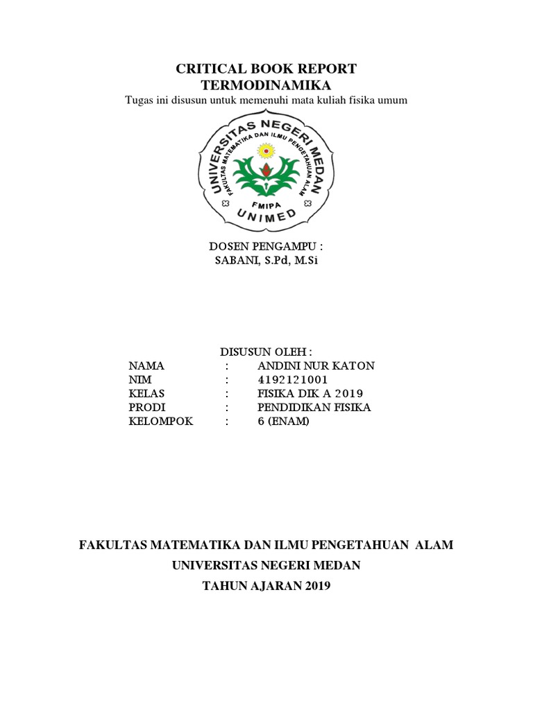 CBR Fisika Umum (Termodinamika) | PDF