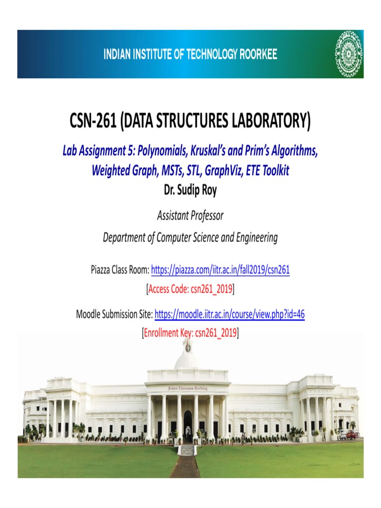 Csn-261 (Data Structures Laboratory) | PDF | Theoretical Computer Science | Areas Of Computer ...