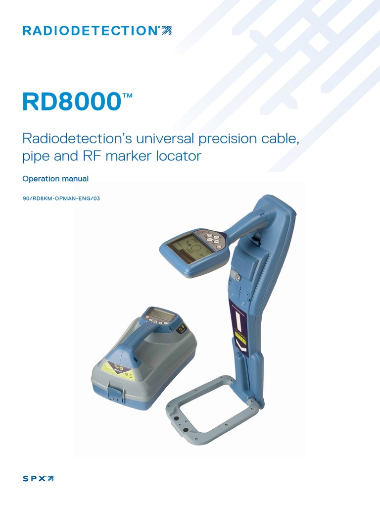 Radiodetection's Universal Precision Cable, Pipe and RF Marker Locator ...