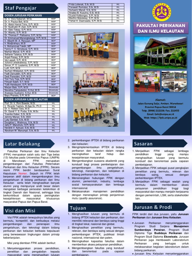 Brosur FPIK UNIPA | PDF