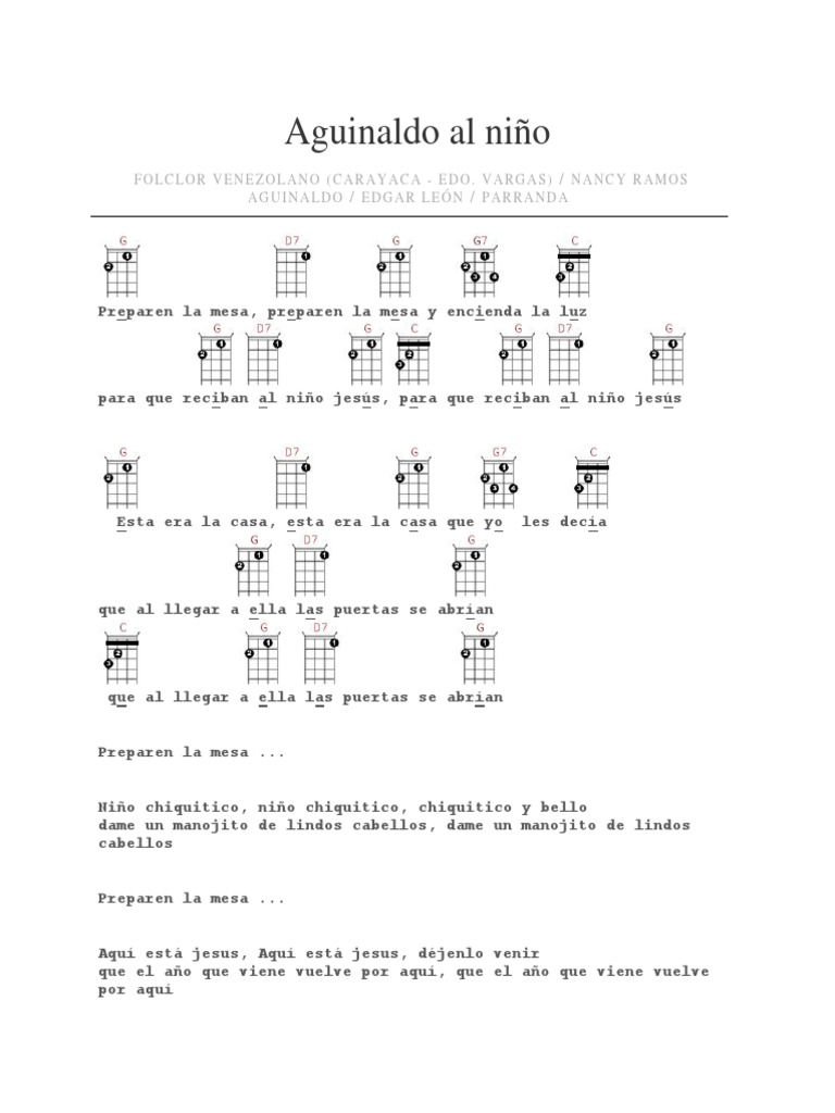 Aguinaldo Al Niño | PDF