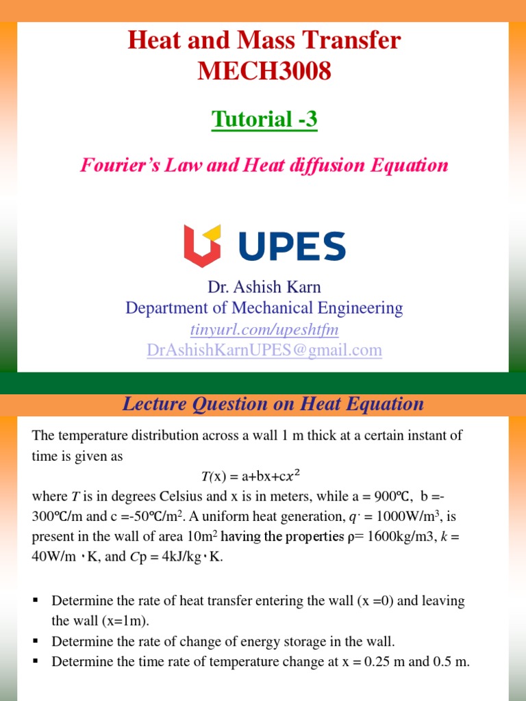A2 Tutorial-3 Heat Diffusion Equation | PDF
