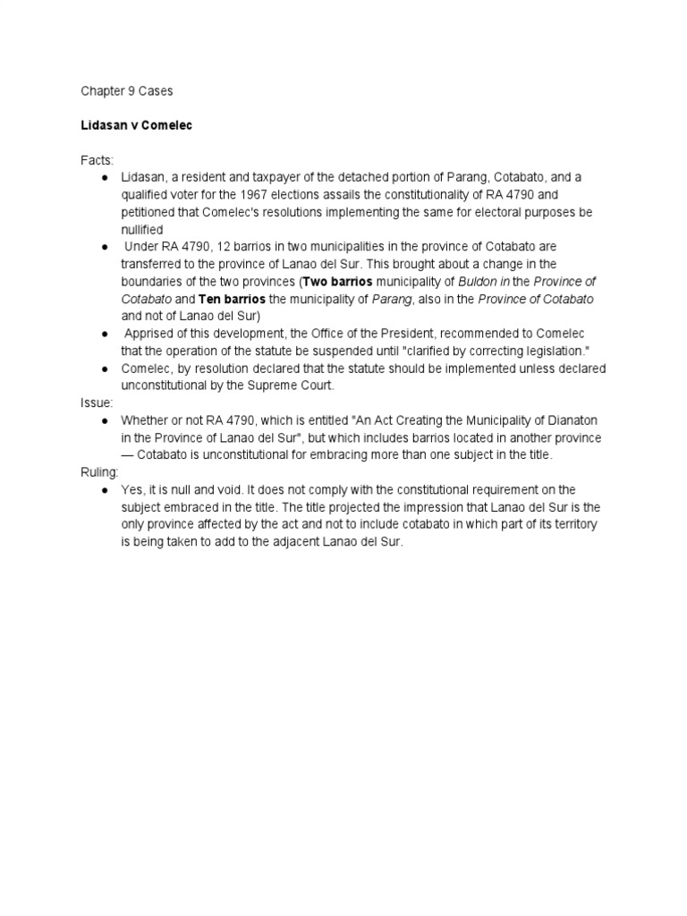 Chapter 9 Consti | PDF | Constitutionality | Gift Tax In The United States