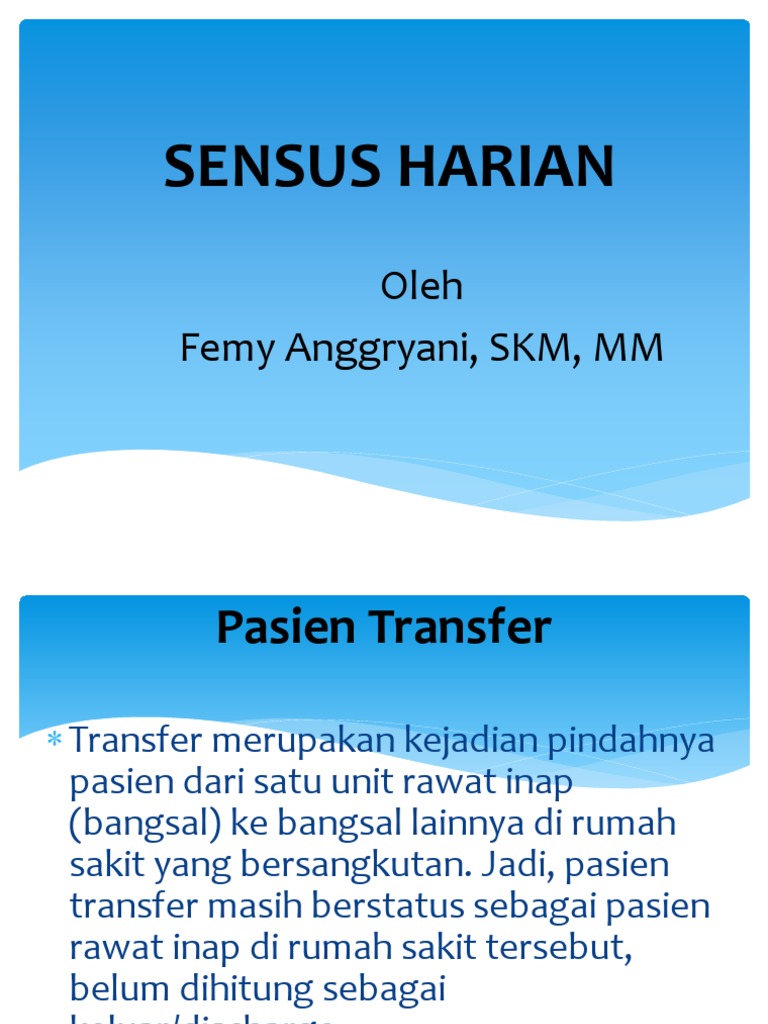 Sensus Harian | PDF