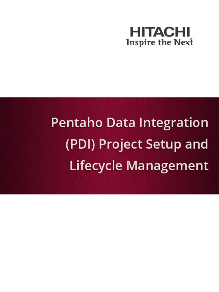 PDI Project Setup and Lifecycle Management | PDF | Version Control ...