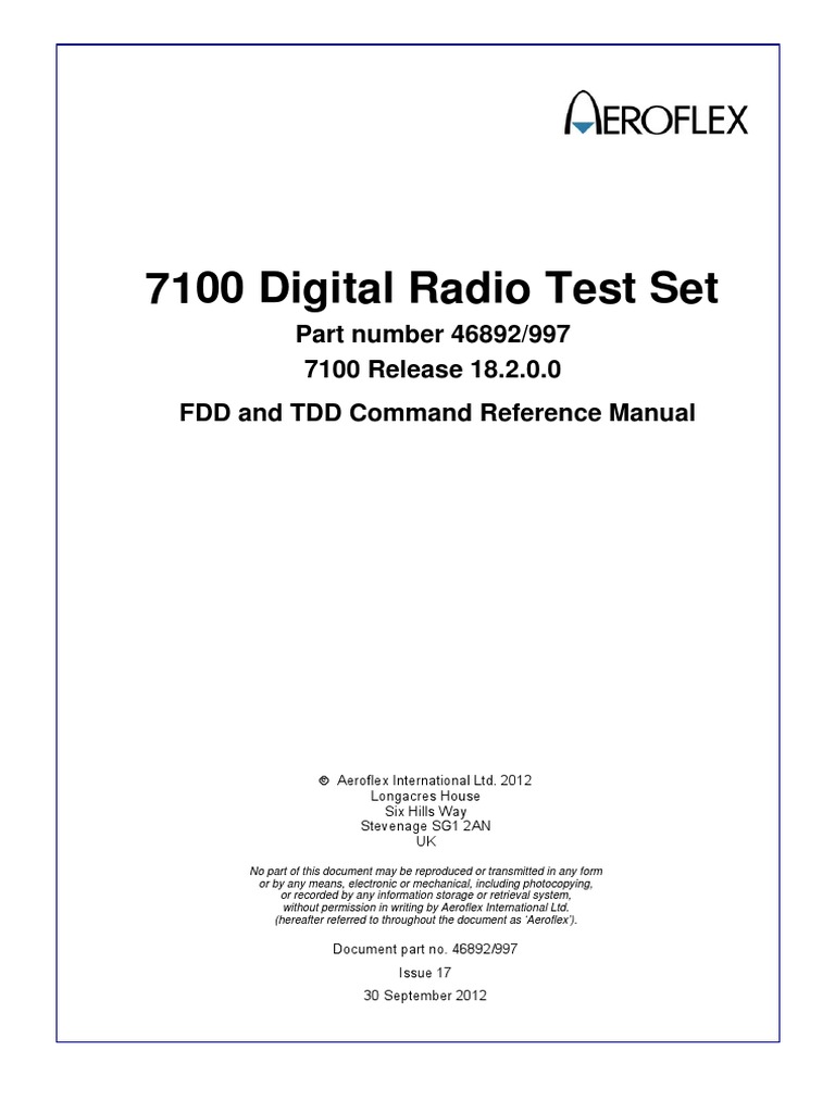 7100 Command Reference Manual | PDF | Bracket | Parameter (Computer Programming)