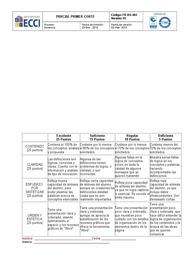 Parcial Ecci | PDF | Informática | Cognición