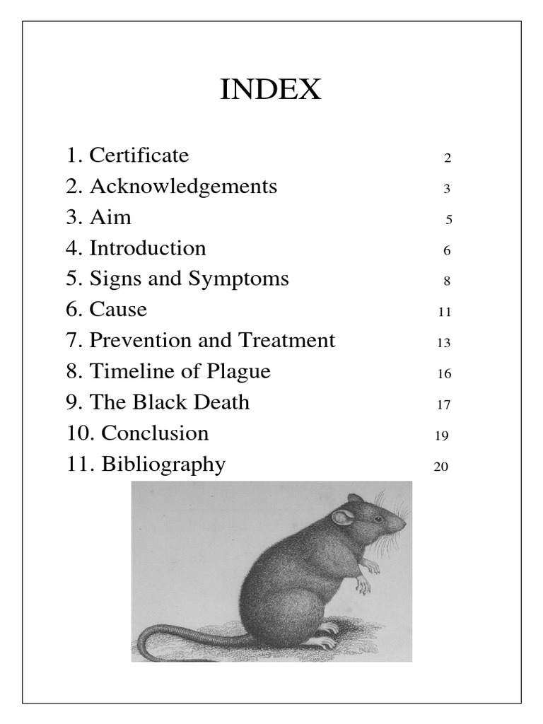 Plague | PDF | Black Death | Animal Diseases