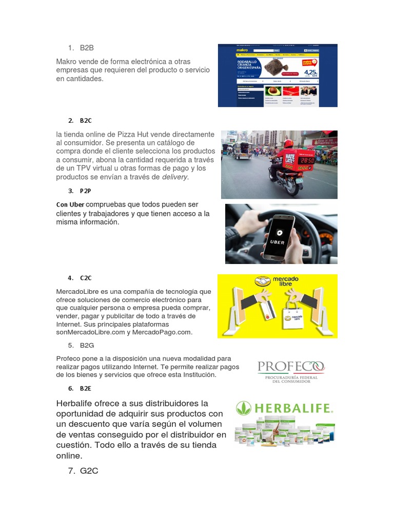 Ejemplos Tipos Comercio | PDF