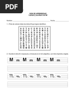 Uso de M y N en palabras específicas | PDF