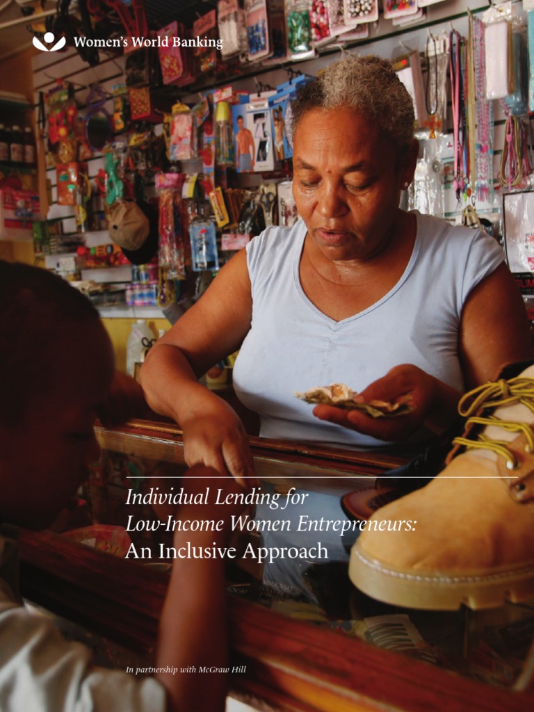 Individual Lending For Low-Income Women Entrepreneurs:: An Inclusive ...