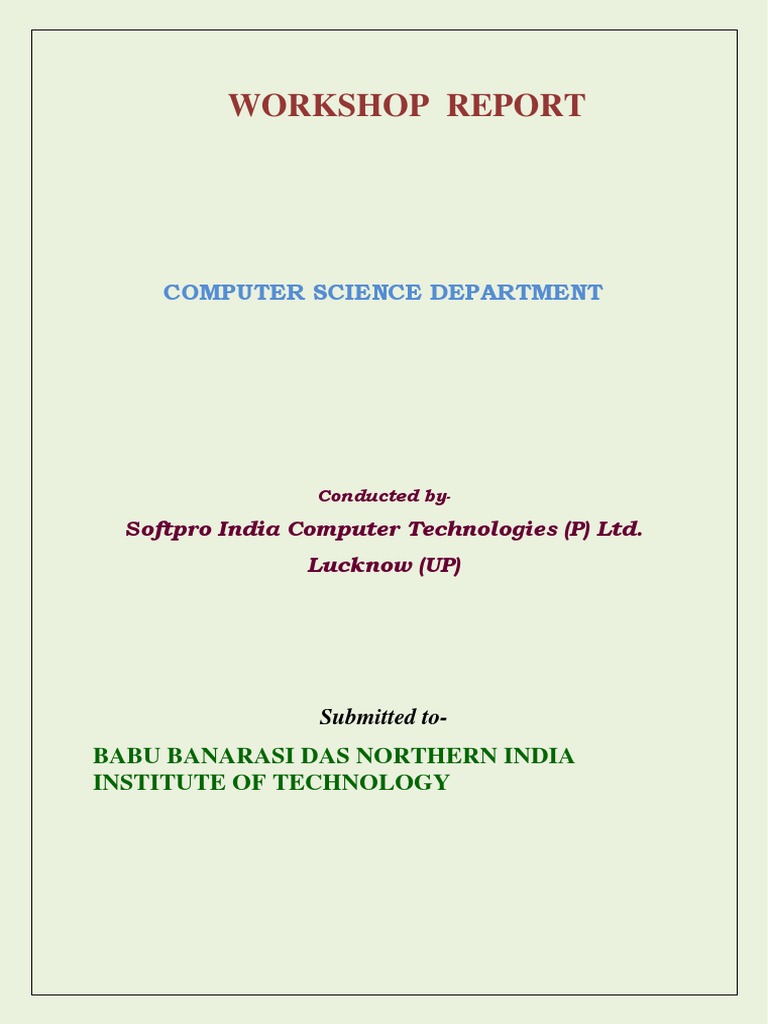 Report On Android Workshop Pdf Android Operating System Application Software 