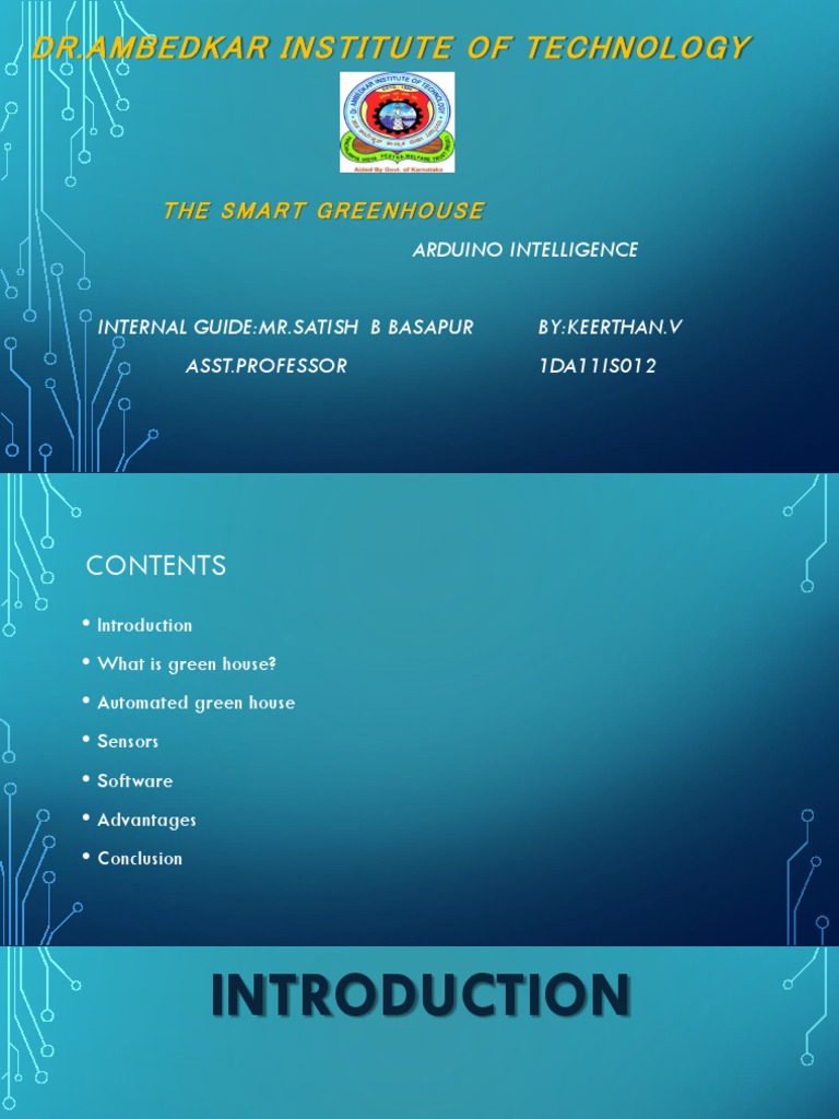 Smart Greenhouse | PDF | Arduino | Greenhouse