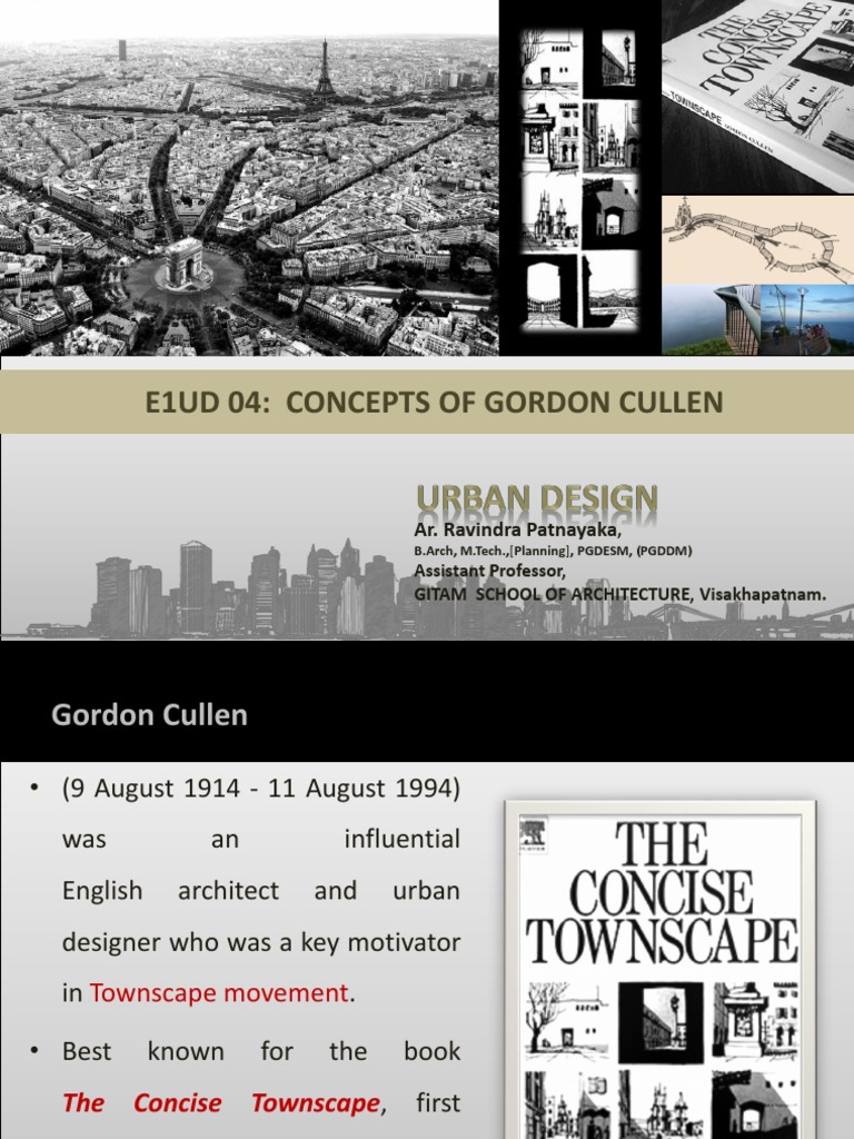 Principles of Townscape Design According to Gordon Cullen | PDF | Optics | Visual Perception