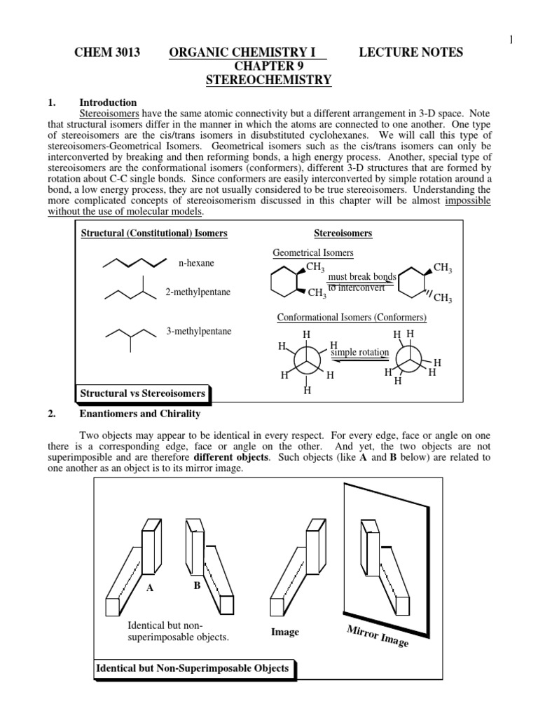 Wushs Asdteehxxhem Chem Sjsteo Steoreo | PDF | Isomer | Chirality ...