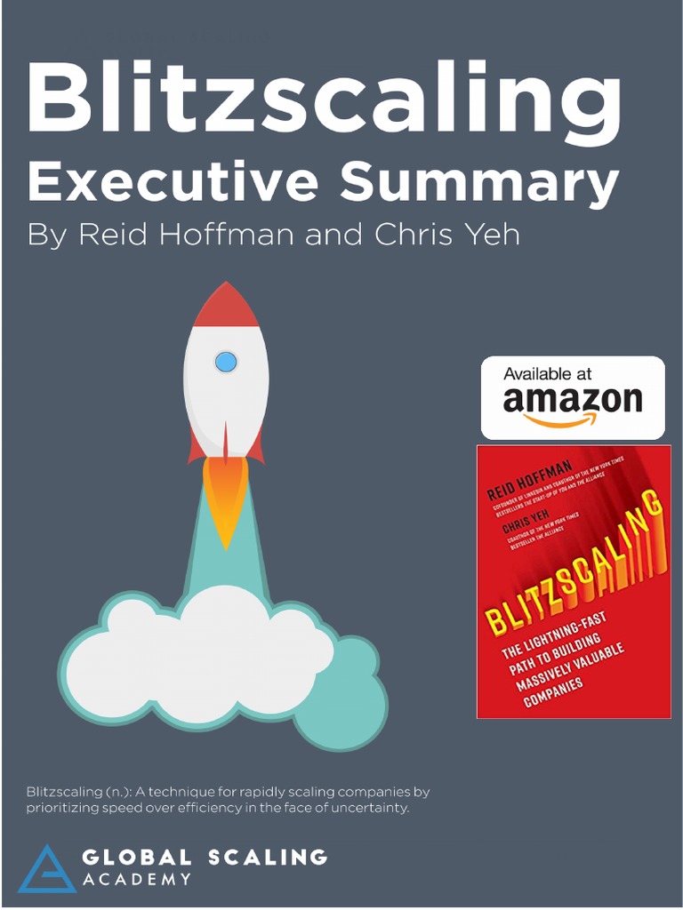 Blitzscaling Executive Summary Final | PDF