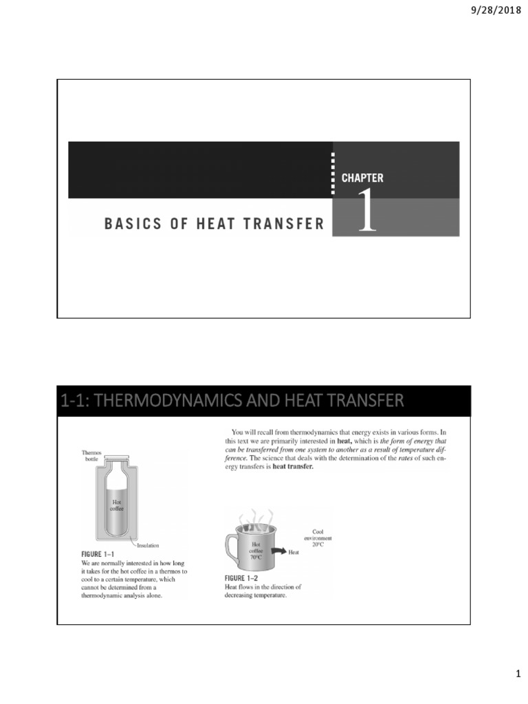 1 HEAT TRANSFER Basic Heat Transfer PDF | PDF | Heat | Heat Transfer