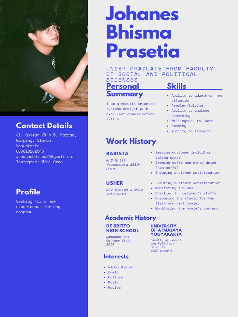 Personal Profile | PDF | Cognition | Psychology