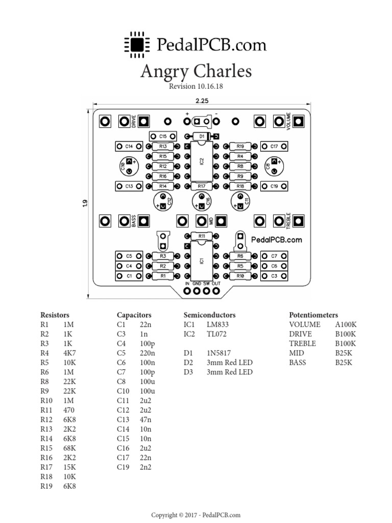 Angry Charles: Capacitors Resistors Semiconductors Potentiometers | PDF