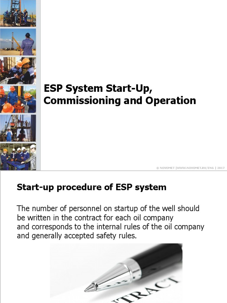 Esp System Start-Up, Commissioning and Operation - Last | PDF ...