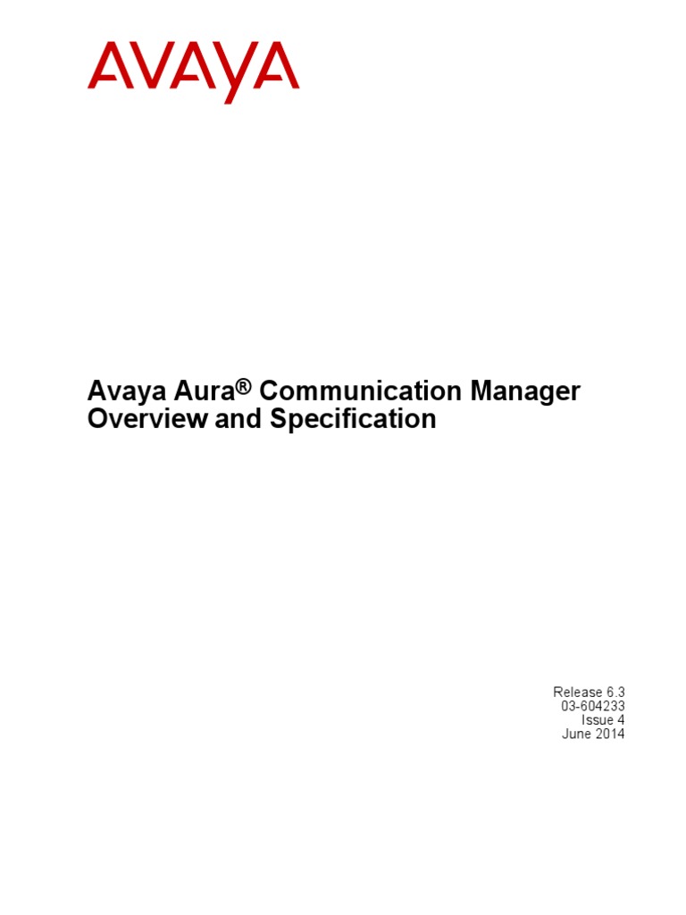 Avaya Communication Suite | PDF | Call Centre | Session Initiation Protocol