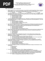 2ND Quarter Exam Komunikasyon at Pananaliksik | PDF